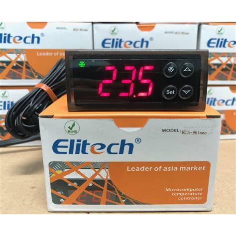 Elitech ECS-961 neo ชุดควบคุมอุณหภูมิสำหรับ ตู้แช่ ตู้เค้ก แอร์ชิลเลอร์ ...