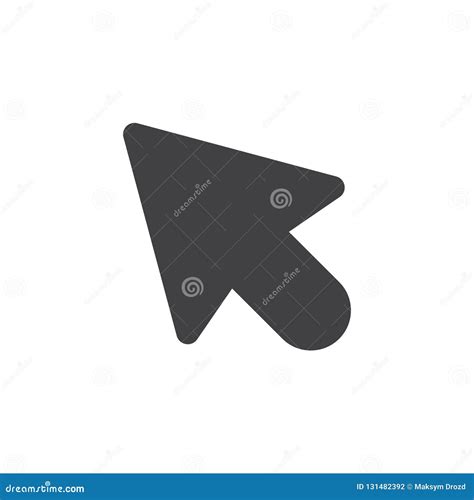 Mouse Cursor Symbol Vector Arrow Click Pointer Illustration Isolated Stock Illustration