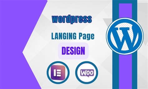 Design Wordpress Landing Page Or Website Design Using Elementor By