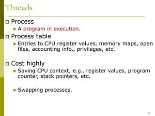 Thread Multiprocessor Scheduling A Ppt