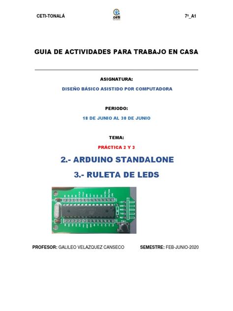 Guias De Practica Con Software Altium 4 Pdf Arduino Diodo Emisor