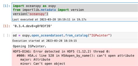 Igpwinter Opening Bug · Issue 330 · Hainegroupoceanspy · Github