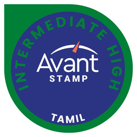 Avant Tamil Proficiency Test In Speaking And Writing Intermediatehigh