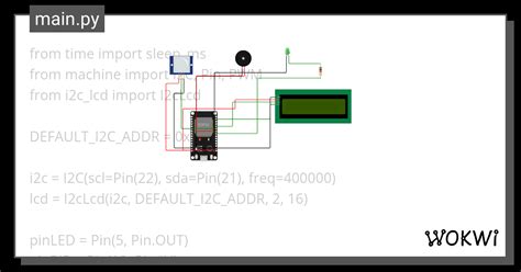 Micropython Lab 2 Group 7 Wokwi Esp32 Stm32 Arduino Simulator
