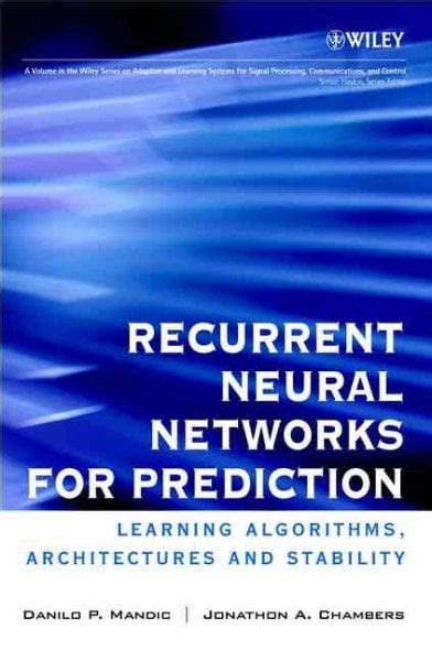 pre owned recurrent neural networks for prediction learning algorithms
