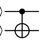 Quantum Circuit For A CNOT The Smaller Solid Circle Indicates The Download Scientific Diagram