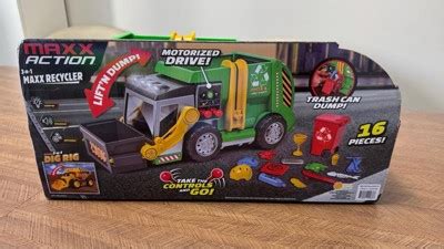 Maxx Action 3 N 1 Maxx Recycler Toy Garbage Truck With Joystick