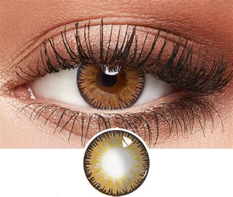 Soczewki Kolorowe Kwartalne Bioair Sweet Honey BrĄzowe 0 0 Zerówki 8800186824535 • Cena