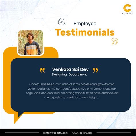 Codetru On Linkedin Employeetestimonials Talentedteam