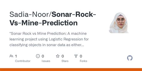 github sadia noor sonar rock vs mine prediction sonar rock vs mine