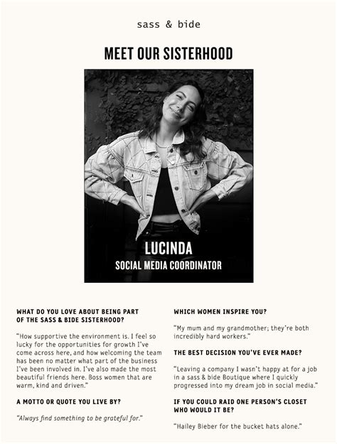 Sass And Bide On Linkedin At Sass And Bide Career Progression Isnt A