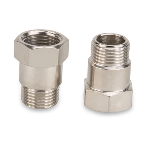 3mirrors Universal Oxygen Sensor Extension Nickel Coated Steel M18x1 5 32mm 1 25in Spacer 2