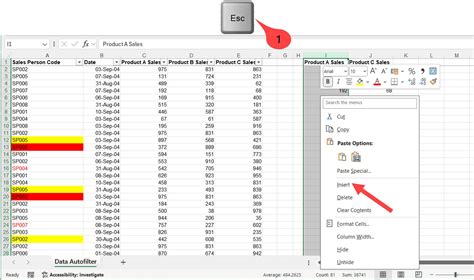 Insert Cells Missing From Excel Dropdown Options • Za