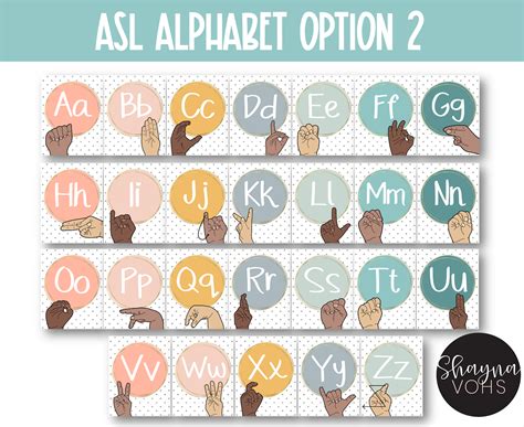 Sign Language Alphabet Posters To Create An Inclusive Classroom Environment Shayna Vohs
