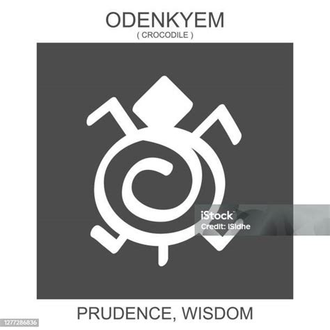 아프리카 아딘크라 기호 오덴키엠아이콘 신중함과 지혜의 상징 아딘크라에 대한 스톡 벡터 아트 및 기타 이미지 아딘크라 상징