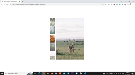 Make Image Gallery Using HTML CSS JavaScript Create Image Gallery Step By Step YouTube