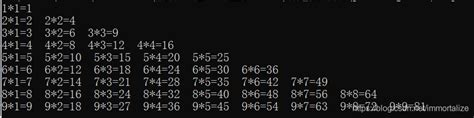 99乘法表原理分析——以java语言为例java九九乘法表 梯字型原理 Csdn博客