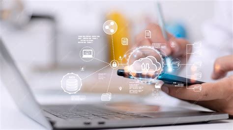 Premium Photo Cloud Computer Technology And Storage Online For Computer Business Network Ideas