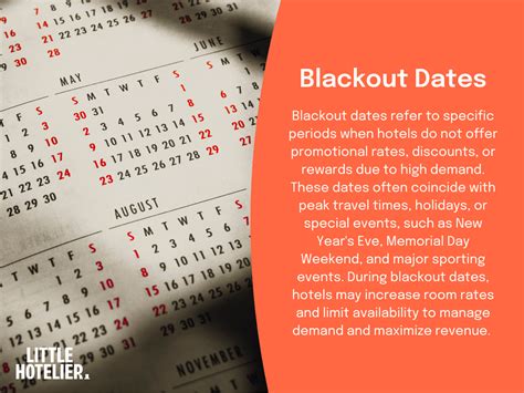 Blackout Dates Hotel Revenue And Loyalty Opportunities Little Hotelier
