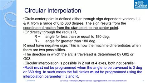 Cnc Circular Interpolation Pptx