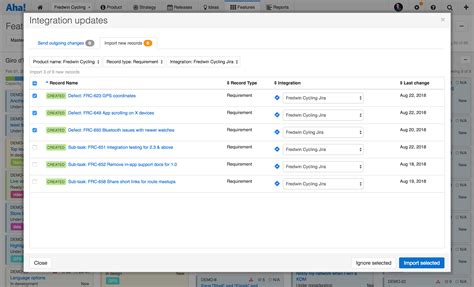 just launched — new options for integrating aha with jira vsts and tfs