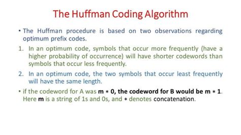 Dc Unit 2 Huffman Coding Ppt