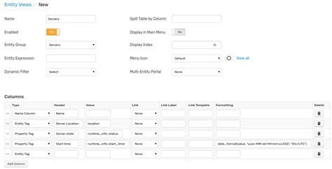 Entity Views Axibase Time Series Database Atsd