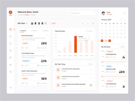 Project Management Dashboard Sekia By Andri For Pickolab Studio On Dribbble