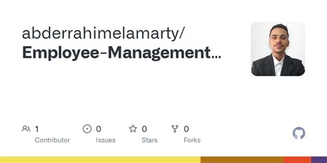 Github Abderrahimelamarty Employee Management System