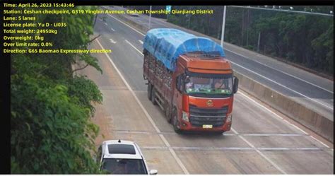 Highway Dynamic Axle Load Scale Precision Weighing System Bincen