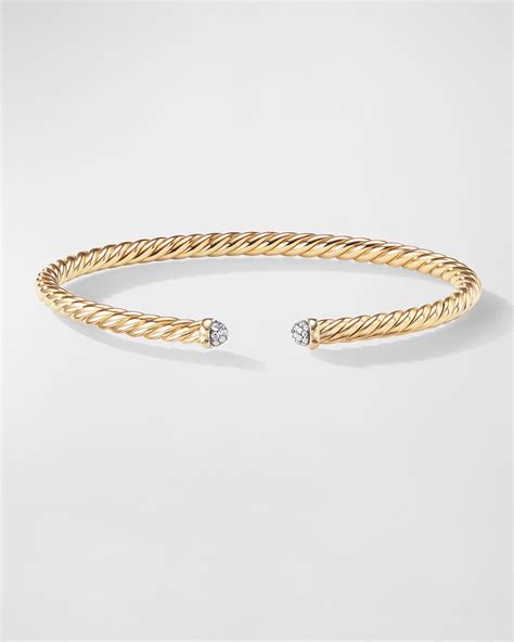 4mm Cable Flex Bracelet In 18k Gold Neiman Marcus