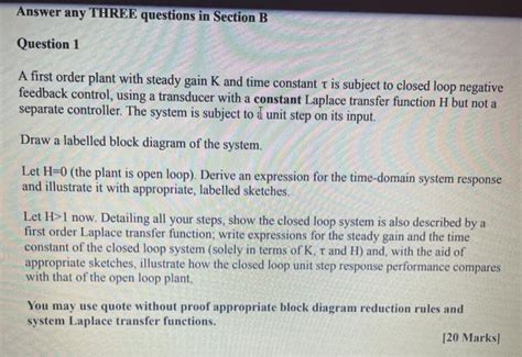 solved section b answer any three questions in section b