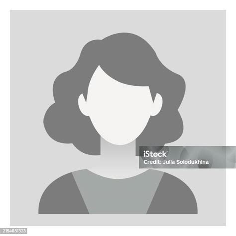 기본 여성 아바타 프로필 아이콘입니다 회색 사진 자리 표시자입니다 소셜 미디어 프로필 아이콘 화면 보호기 및 템플릿에 대한