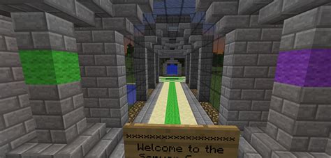 Server Spawn Hub Minecraft Map