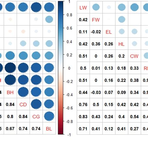 Pearson Correlation Coefficients Between Live Weight And Biometric Body