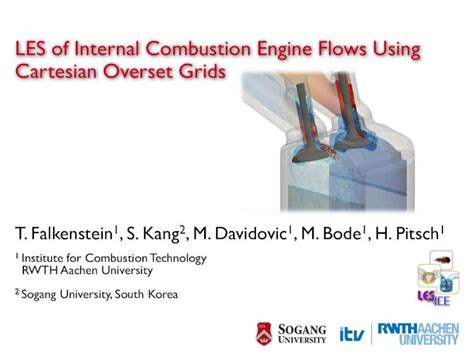 Pdf Les Of Internal Combustion Engine Flows Using Cartesian Projetifpenfrprojetupload