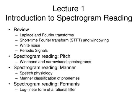 Ppt Landmark Based Speech Recognition Spectrogram Reading Support Vector Machines Dynamic Ppt Landmark Based Speech Recognition Spectrogram Reading Support Vector Machines Dynamic