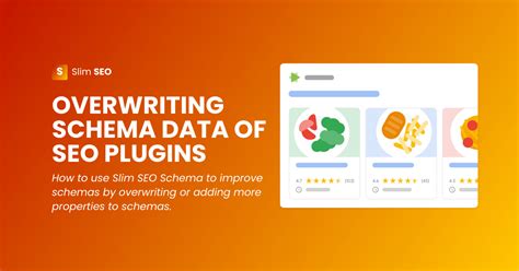 how to overwrite schema data of seo plugins in wordpress slim seo