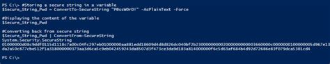 What Is The Difference Between A Secure String And An Encrypted String