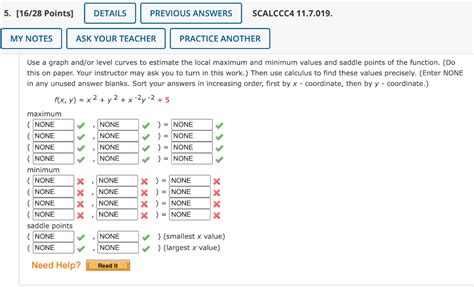 Solved Use A Graph And Or Level Curves To Estimate The Local Chegg Com