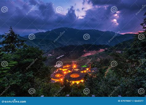 China S Fujian Tulou Editorial Photography Image Of Hills 47979847