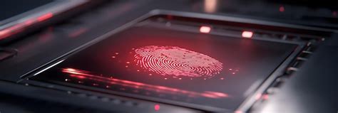 Biometric Security Scanner Featuring Fingerprint Recognition Premium