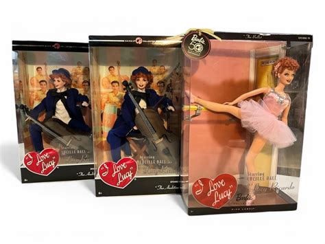 Sold At Auction 3 Barbie Collector I Love Lucy” Dolls Including