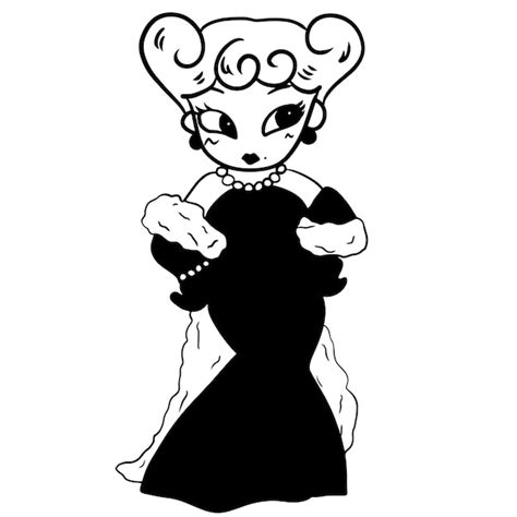 여자 프로필 섹시한 만화 낙서 카와이 애니메이션 귀여운 일러스트 클립 아트 캐릭터 치비 만화 프리미엄 벡터