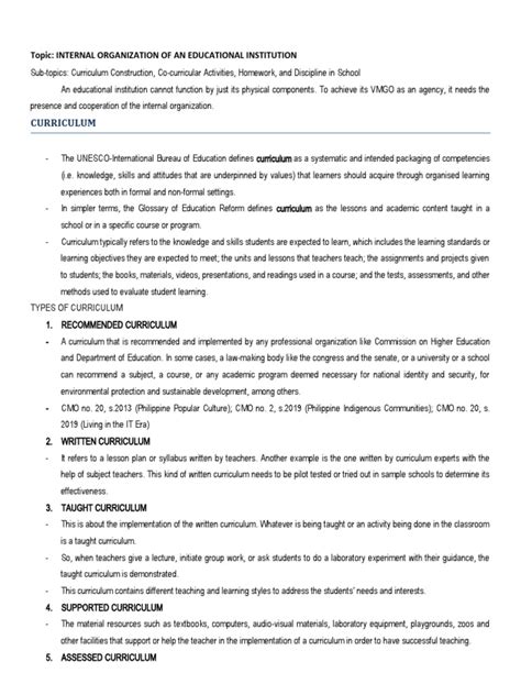 Cog 2 Notes Finals Download Free Pdf Curriculum Teachers