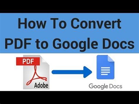 How To Convert A Pdf To A Google Doc Artofit