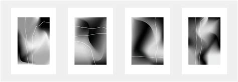 Abstract Greyscale Gradient Wall Decor 15735881 Vector Art At Vecteezy