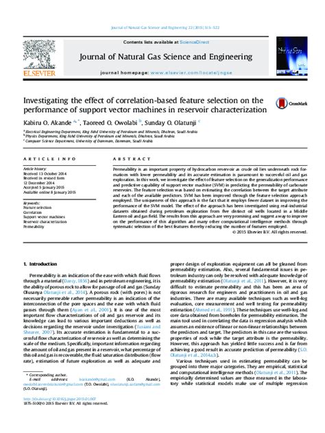 pdf investigating the effect of correlation based feature selection