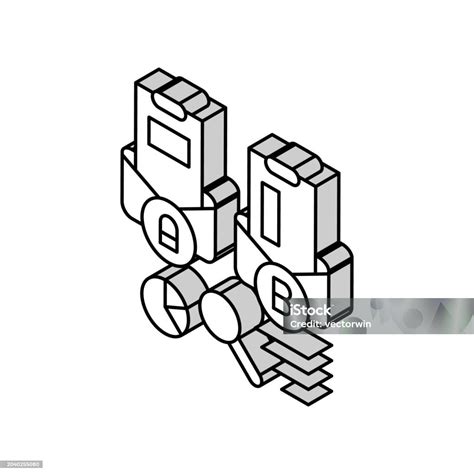 Ab 이메일 분할 테스트 마케팅 아이소 메트릭 아이콘 벡터 일러스트 레이 션 개발에 대한 스톡 벡터 아트 및 기타 이미지 개발 고객 뉴스레터 Istock