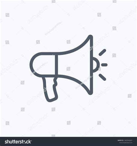 Loudspeaker Symbol Graphic Web Design Stock Vector Royalty Free 1465948967 Shutterstock